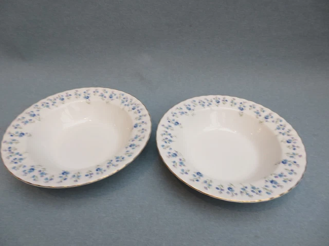 ROYAL ALBERT Bone China Memory Lane 2 Soup Bowls 8" dia £8.99 - PicClick UK