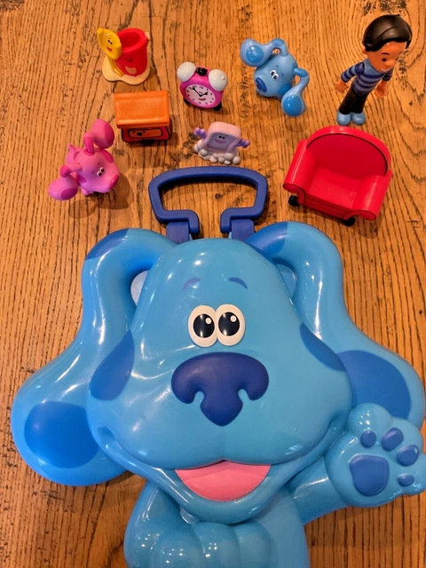 NICKELODEON BLUE’S CLUES & YOU Take Along Friends Carry Set Magenta ...