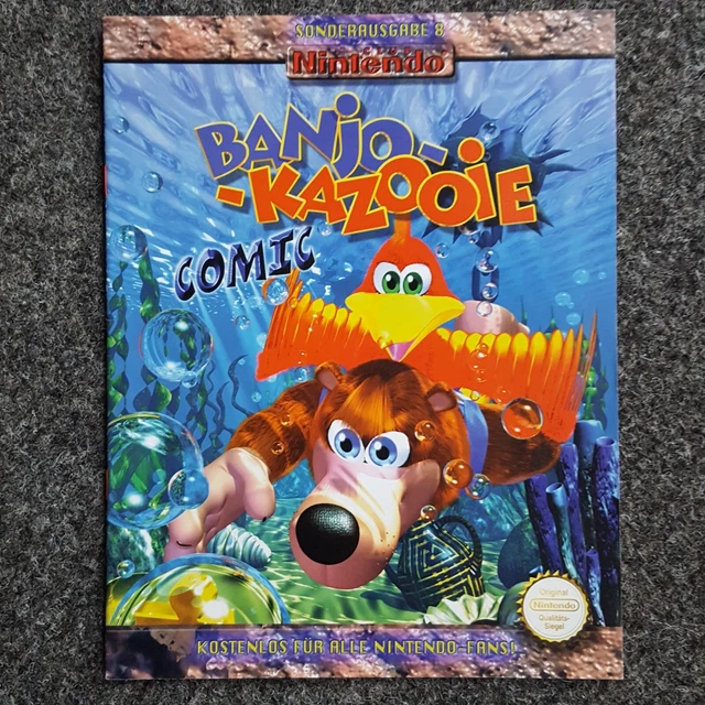 CLUB NINTENDO BANJO Kazooie Comic Comicheft Magazin inkl. Poster ...