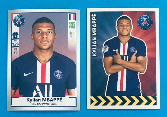 PANINI FOOT 2019/20 19/20 KYLIAN MBAPPE Paris Saint-Germain Sticker ...