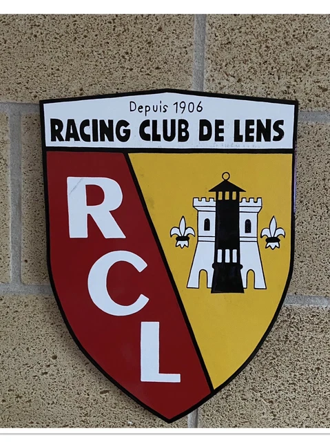 DÉCO EN BOIS Murale Logo Foot Lens Rcl PROMO Week end EUR 25,00 ...