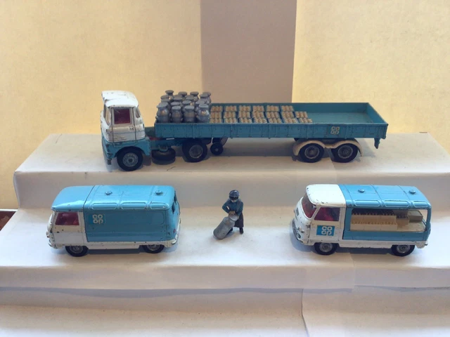 CORGI PROMOTIONAL CO-OP Lorry Plus Float,van And Milk Crates Ect £5.50 ...