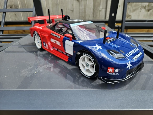 TAMIYA HONDA NSX lightweight bodyshell custom painted 47353 rare tt01 ...