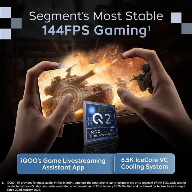 IQOO 15R 12GB 256GB Dark Knight | Snapdragon 8 Gen 5 | 7600mAh | 5G EUR ...