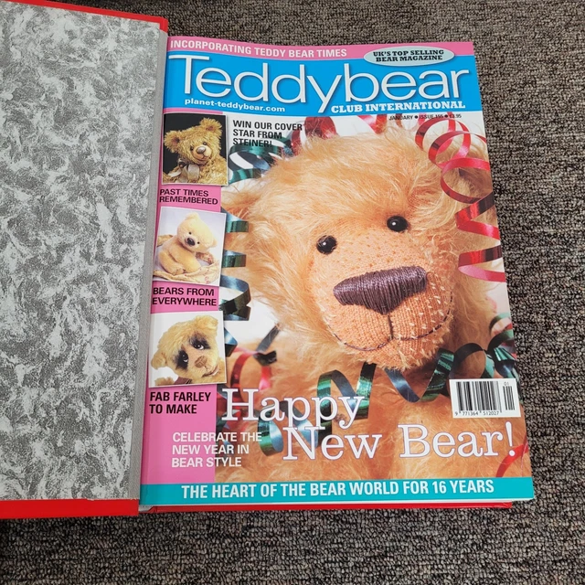 TEDDY BEAR CLUB International Magazine Bundle In Folder 12 Mags Jan-Dec ...