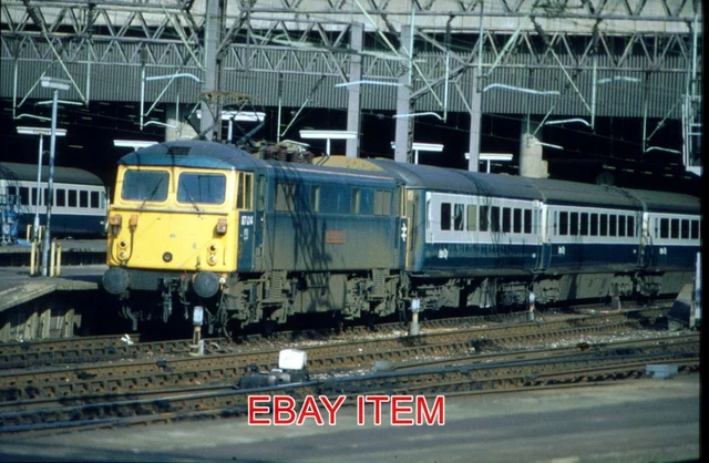 ORIGINAL 35MM SLIDE CLASS 87 LOCO NO 87014 KNIGHT OF THE TABLE AT ...
