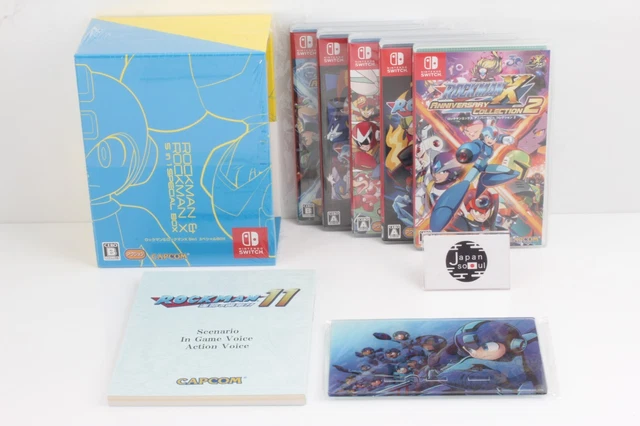 NINTENDO SWITCH ROCKMAN & Rockman X 5in1 Special BOX Mega Man Capcom £ ...