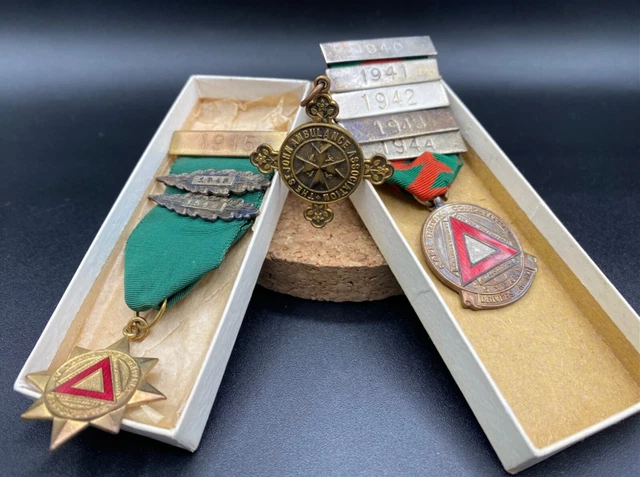 WW2 AND BEYOND safe driving medals and St Johns Ambulance medal £40.00 ...