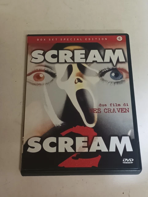 DVD HORROR SCREAM + Scream 2 Wes Craven Box Special Edition EUR 15,00 ...