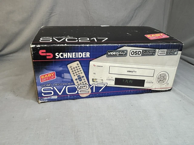 SCHNEIDER SVC217 VCR VHS Player Video Cassette Recorder Scart £120.00 ...