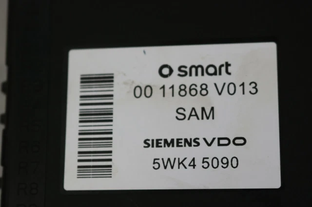 SMART FORTWO 450 Control Unit Central Electric Control Unit Sam ...