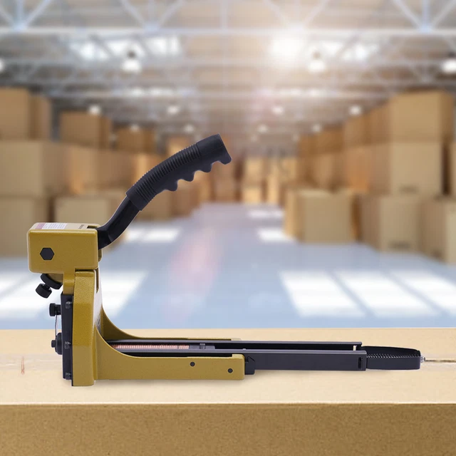MANUAL CARTON CLOSING Stapler Lightweight Carton Box Stapler Nailer ...