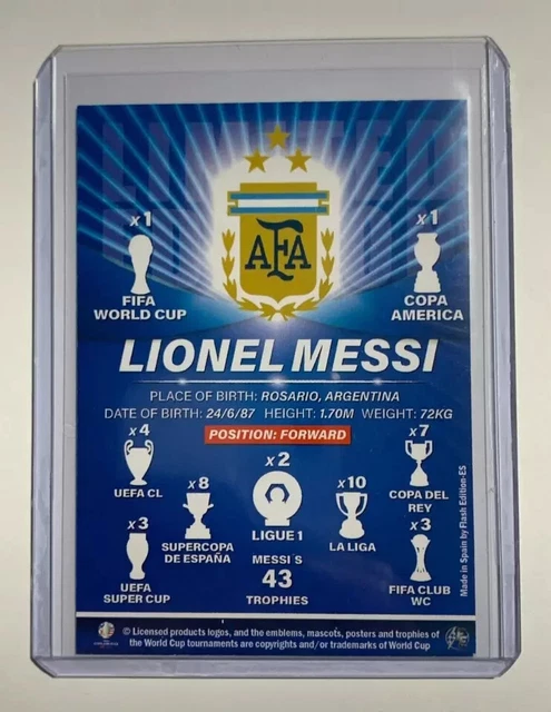 COPA AMERICA USA 2024 FE Card #E01 LIONEL MESSI MGK1 Argentina - Auto ...