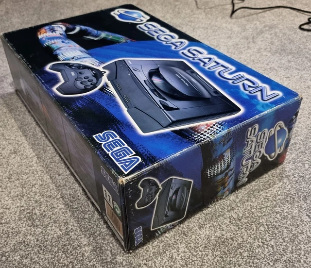 SEGA SATURN CONSOLE UK PAL with mod chip boxed including Sega Rally ...