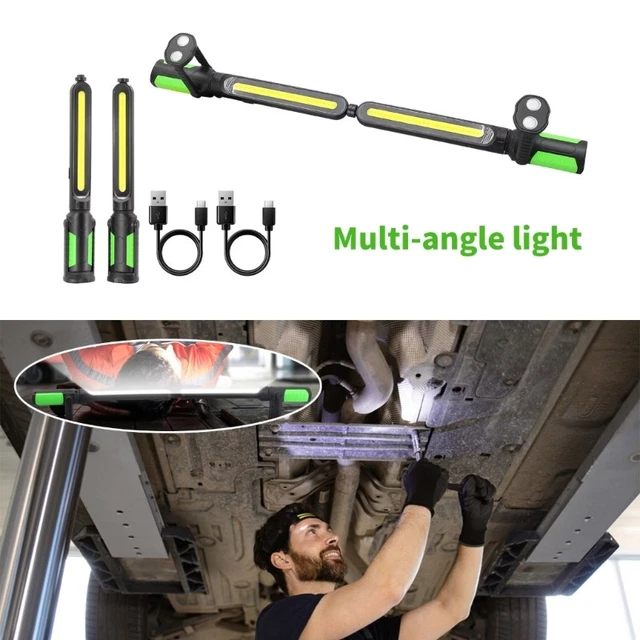 FLEXIBLE BASE WORK Light 4400mAh Long Execution time Automotive Tool ...