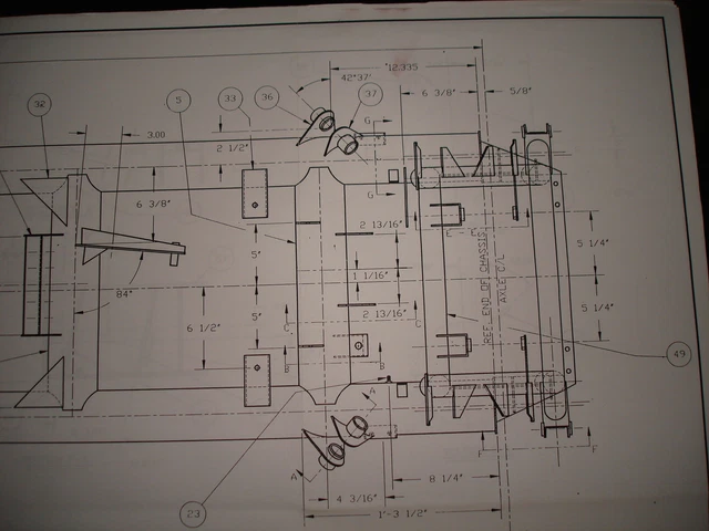 SHELBY AC COBRA 427 plans chassis blueprints 4" round tubes design ...