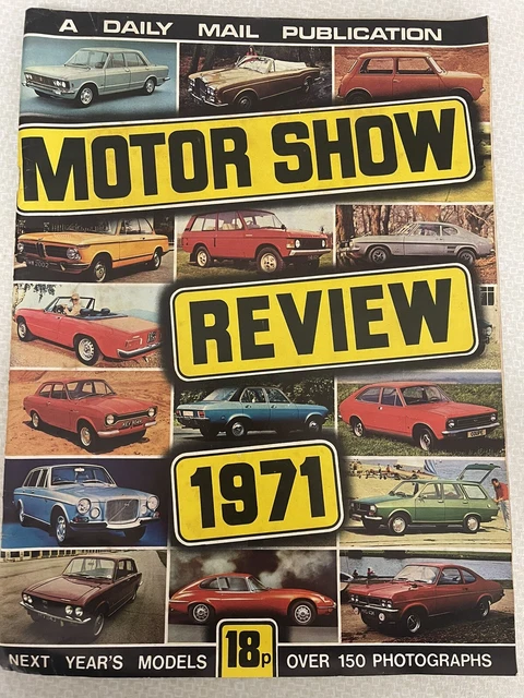 DAILY MAIL MOTOR Show Review 1971 - Classic Cars when they were new! £4 ...