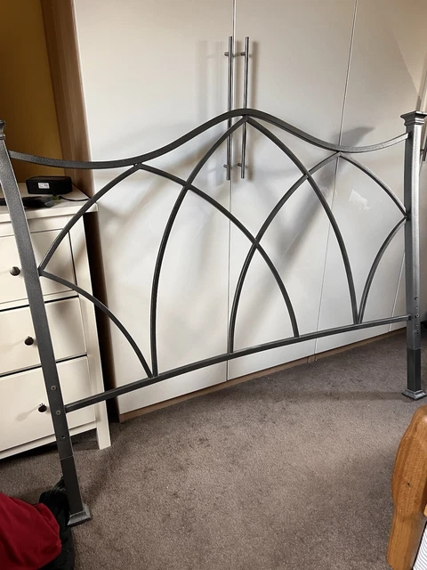 KING SIZE METAL Bed Head £31.90 - PicClick UK
