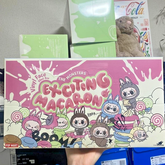 POP MART LABUBU The Monsters Exciting Macaron Plush Series Sealed Whole ...