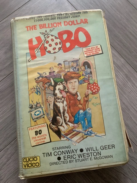 THE BILLION DOLLAR Hobo - Home Video ex rental VHS tape PAL pre cert £ ...