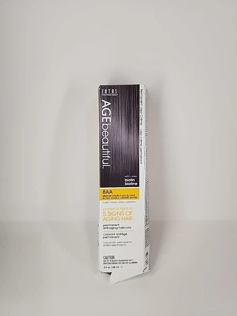 NEW ZOTOS AGE Beautiful permanent Hair Color 8AA Medium Double Ash ...