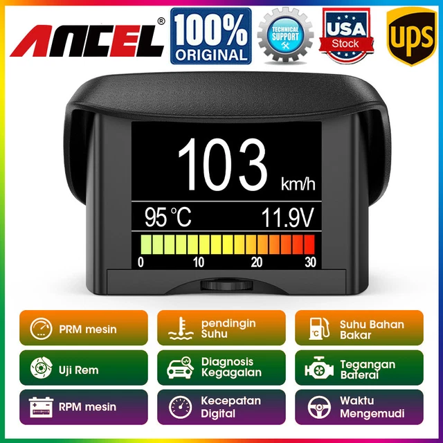 ON-BOARD CAR DIGITAL Computer Display Speed Fuel Consumption ...
