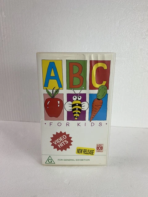 ABC FOR KIDS Video Hits VHS 1991 - Free Post $22.00 - PicClick AU