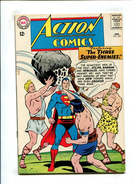 ACTION COMICS #320 (6.0) Vs Hercules, Samson Et Atlas !! 1965 EUR 24,53 ...