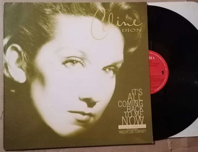 Celine Dion Its All Coming Back To Me Now Vinile 12 Maxi Single 1st