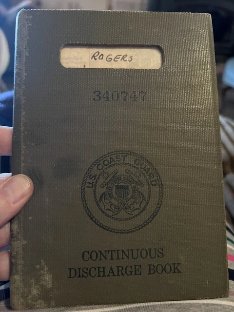 VINTAGE 1950’S ERA Continuous Discharge Book Marine Seaman Named US ...