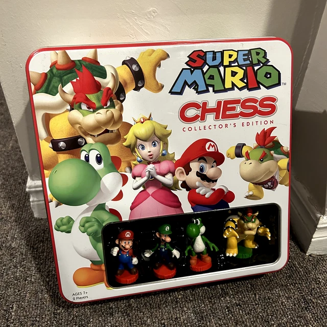 NINTENDO SUPER MARIO Bros Brothers Chess Set Game Collectors Tin ...