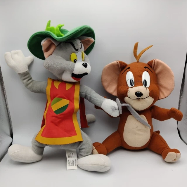 TOM AND JERRY Tom Musketeer with Sword & Regular Jerry Soft Toys S5465 ...