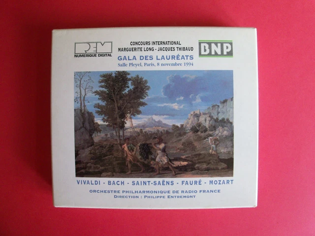 GALA DES LAURÉATS 1994 BNP Vivaldi Bach St Saëns Fauré Mozart 2 cd+ ...