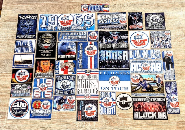 AUFKLEBER MIX ULTRAS FC Hansa Rostock 37x Sticker Fanszene Sammlung ...