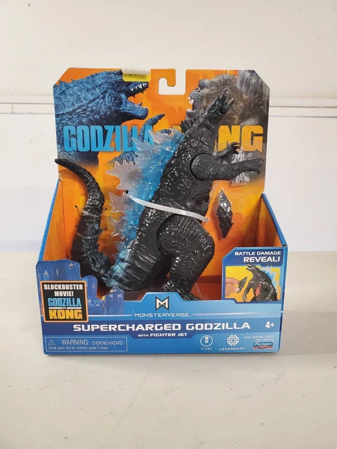 PLAYMATES MONSTERVERSE GODZILLA VS KONG Supercharged Godzilla 6" Action ...
