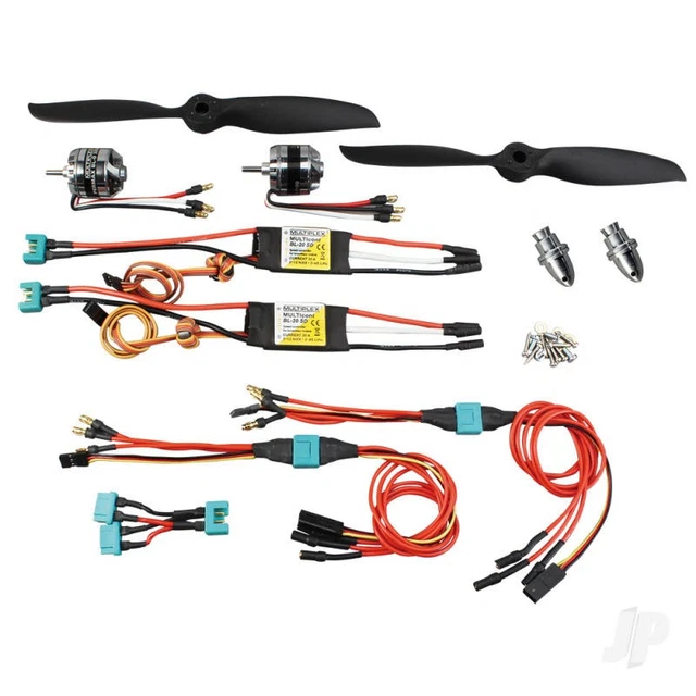 MULTIPLEX TWINSTAR BL RC Plane Brushless Power Set - Motor/ESC/Props £ ...