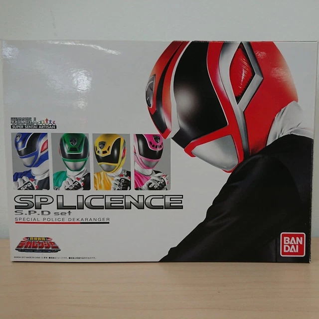 POWER RANGER TOKUSOU Sentai Dekaranger sp license Fire Squad SPD set ...