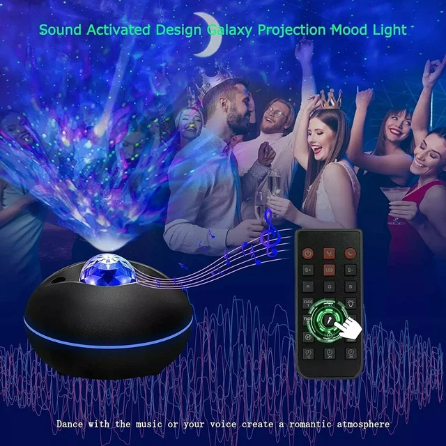 GALAXY STAR PROJECTOR LED Lamp with Color Changing and Timer, and ...