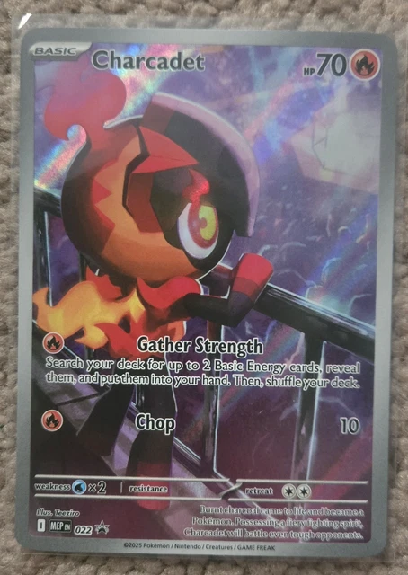 CHARCADET 022 POKÉMON Me02: Phantasmal Flames Black Star Promo Holo $5. ...
