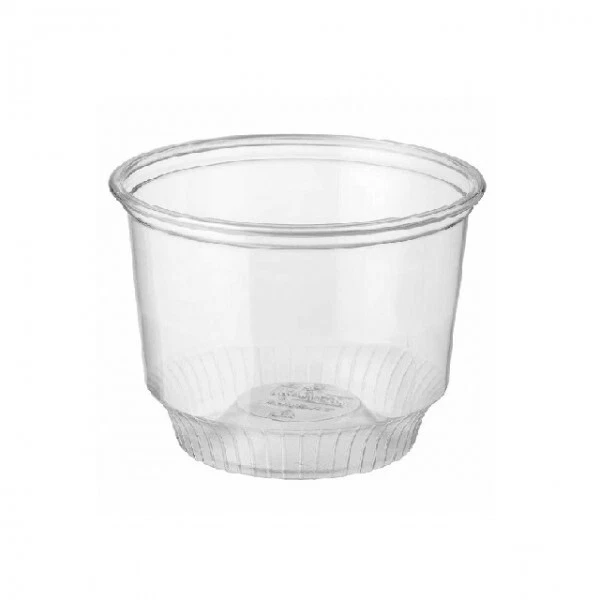 NEW CLEAR RECYCLABLE Pet Plastic Sundae Cups - 92mm top - 59mm - 8oz ...