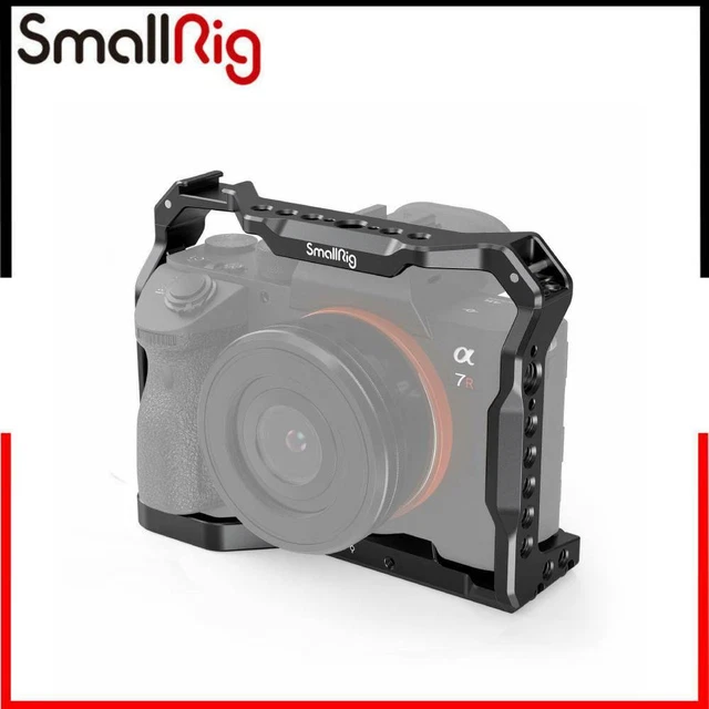 SMALLRIG CAGE WITH NATO Rail & Cold Shoe Mount for Sony A7 III A7R III ...