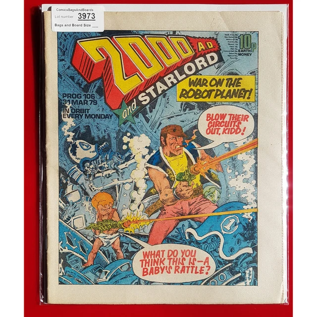 2000AD PROG 106 Judge Dredd StarLord Comic Book Issue 31 3 79 UK 1979 ...