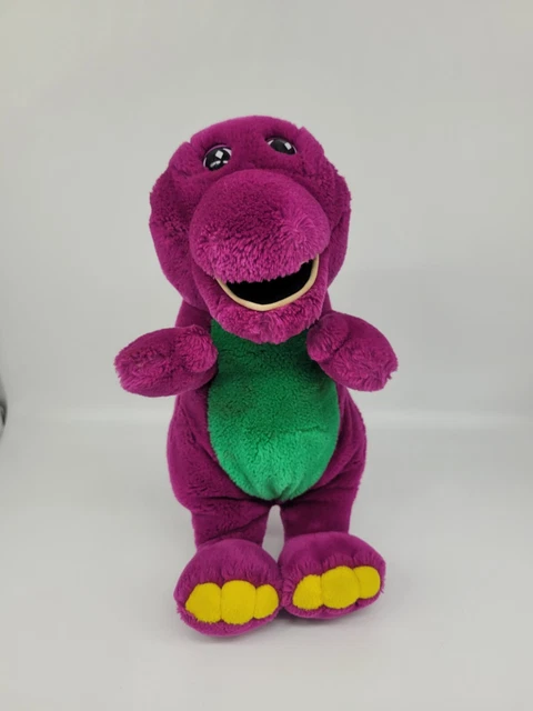 VINTAGE BARNEY & Friends Barney The Dinosaur Plush 12" Soft Toy 1997 ...