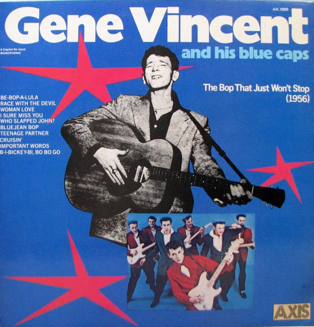 GENE VINCENT AND HIS BLUE CAPS The Bop That Just Won't Stop [1956] LP ...