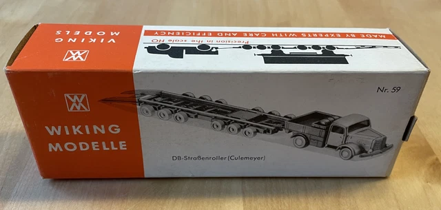 WIKING NR. 59 Mercedes 5000 DB Strassenroller in OVP aus den 60er ...