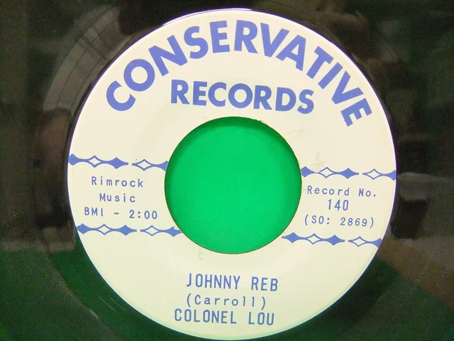 THE JIGS - De New Sheriff Colonel Lou Johnny Reb 60s Split 45 ...