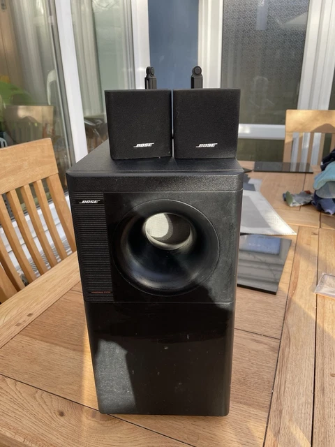 BOSE ACOUSTIMASS 3 Series IV woofer Speaker plus 2x Cube Satellite ...
