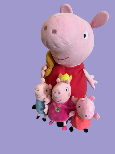 PEPPA PIG PLUSH Bundle X4 Soft Toys Children’s Kids Great Condition £18 ...