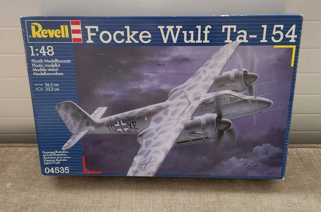 FOCKE WULF TA-154 Revell No: 04535 Scale 1:48 £40.00 - PicClick UK