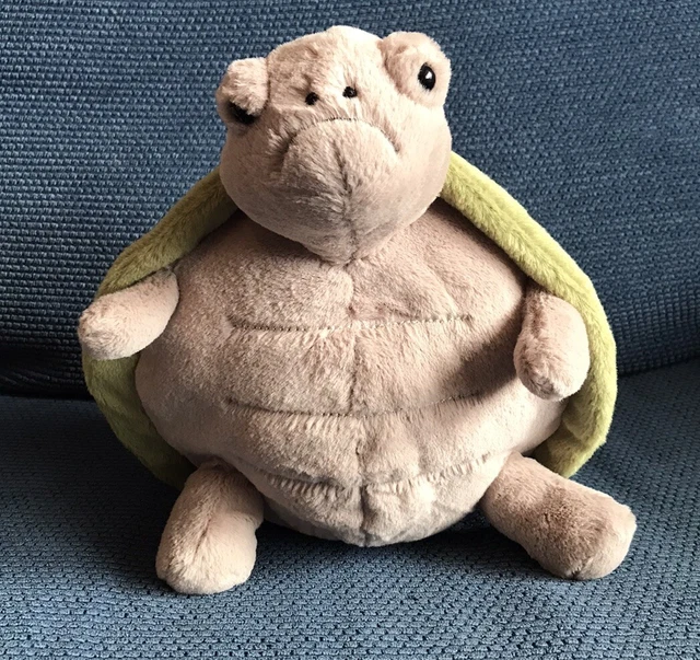 JELLYCAT TIMMY TURTLE Green Beige Soft Toy Grumpy Face Collectible ...